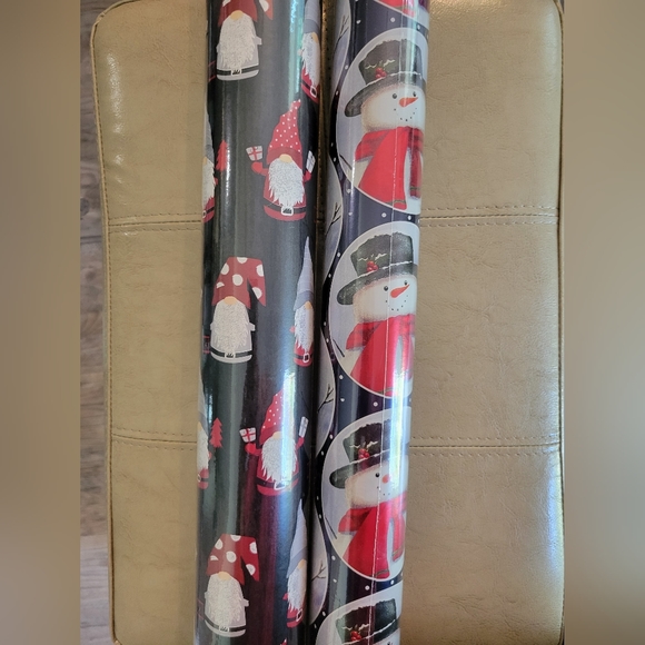 Holiday | Brand New Premium Christmas Wrapping Paper Set Of 2 With ...